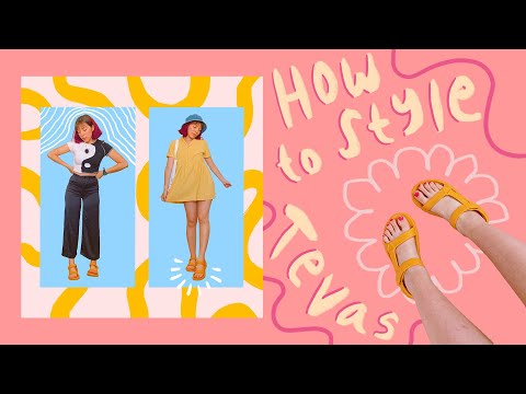 How to Style: Teva Sandals || Thrifted Summer Outfits