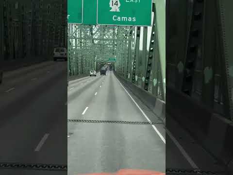 Leaving Oregon, going into Washington state