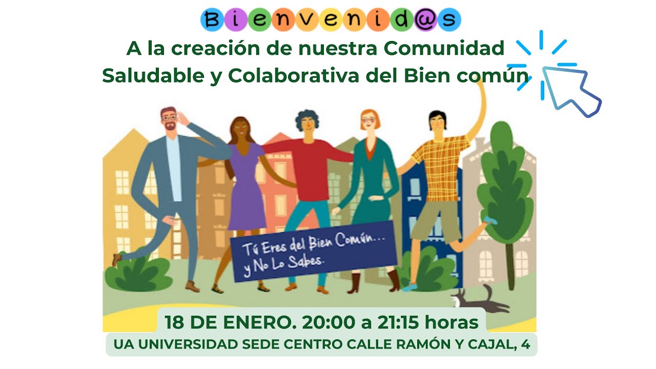 Comunidades Saludables y Colaborativas del Bien Común. Evento 18 enero 2023