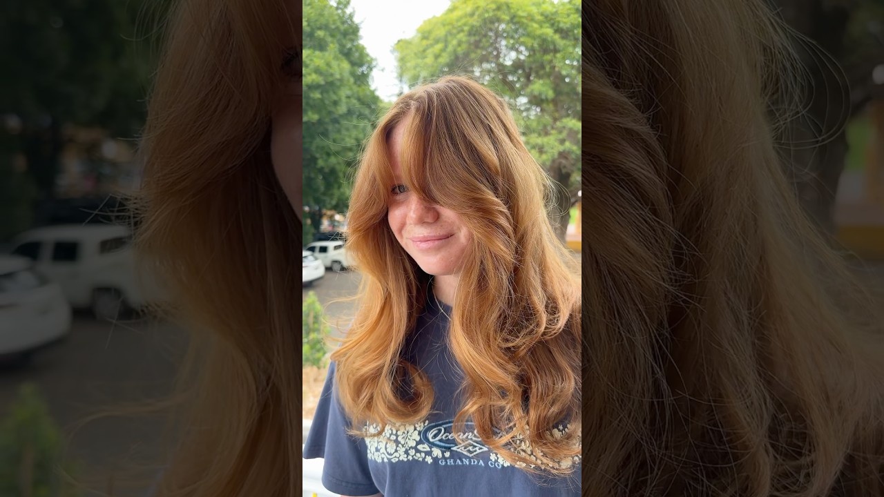 Strawberry blonde copper hair colour transformation! ❤️‍🔥🍓#hairstyle #hairtransformation