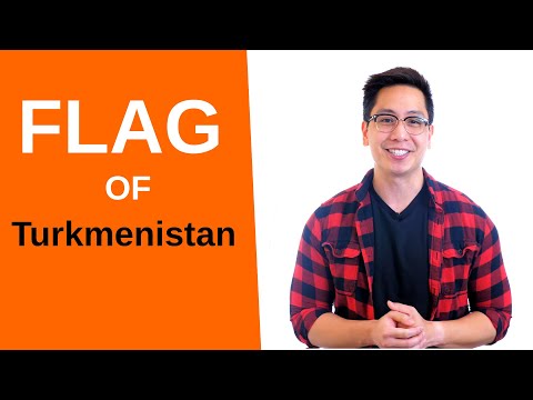 Flag of Turkmenistan - ???? How to Draw the Turkmenistan Flag - SVG Vector