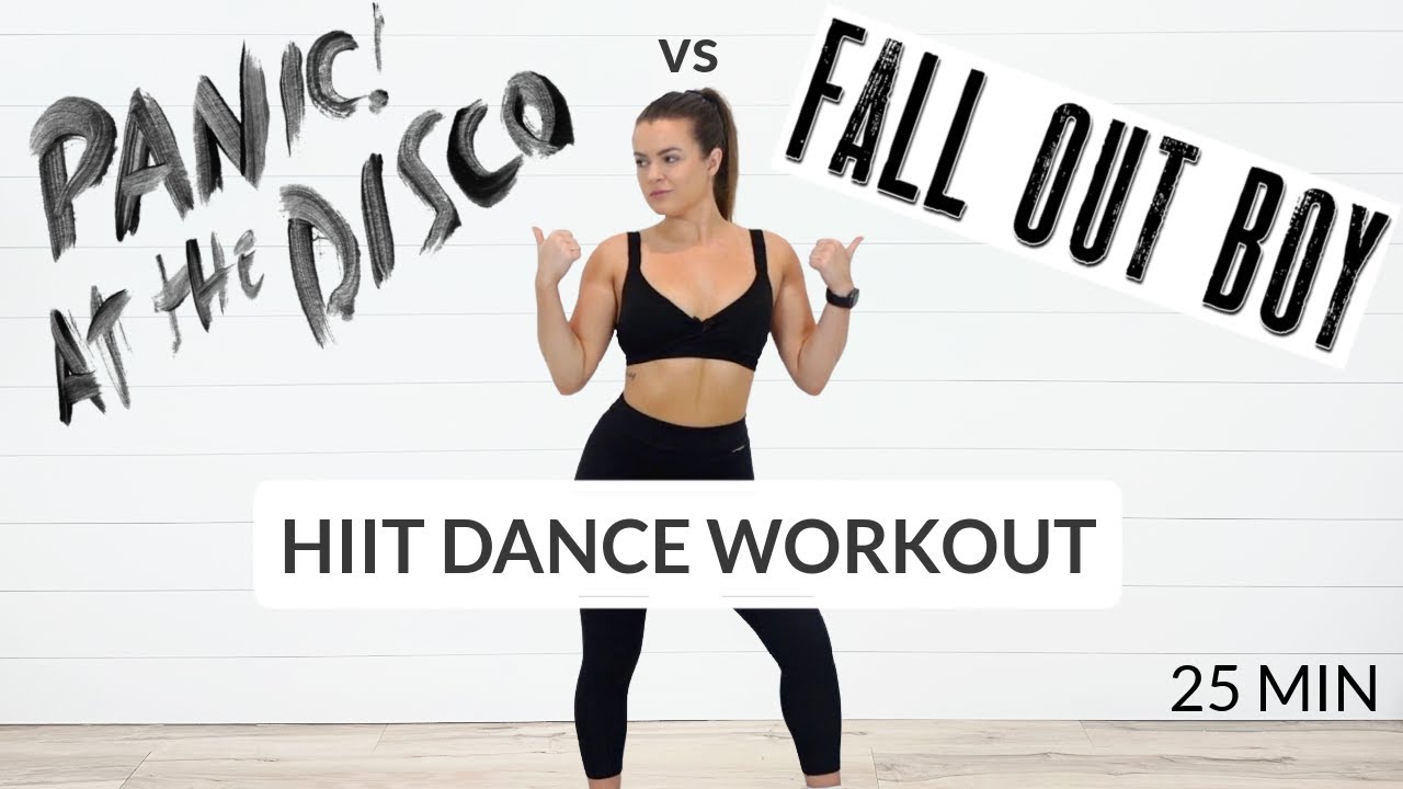 PANIC AT THE DISCO vs  FALLOUT BOY--DANCE WORKOUT
