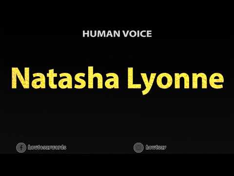 How To Pronounce Natasha Lyonne
