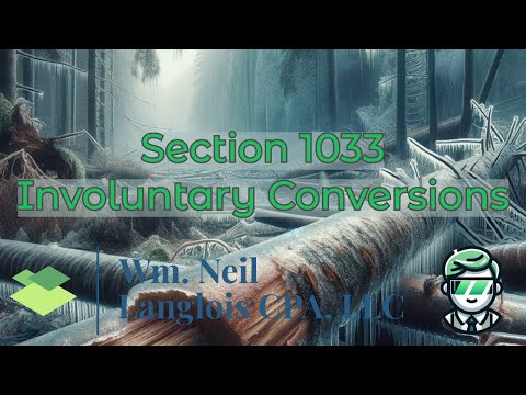 Section 1033 Simplified: Defer Taxes on Business Losses | Wm. Neil Langlois CPA Explains
