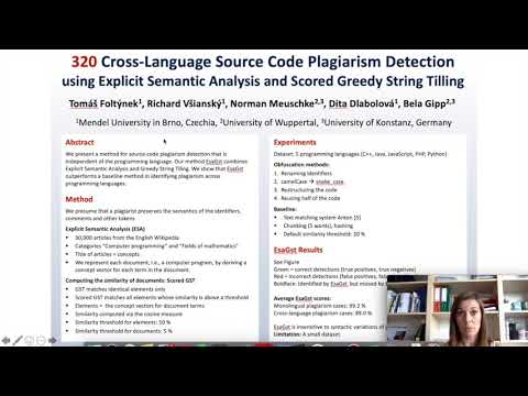 Cross-Language Source Code Plagiarism Detection - JCDL'20 research poster