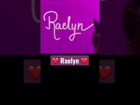 RAELYN (Calligraphy video) #calligraphy #name #raelyn