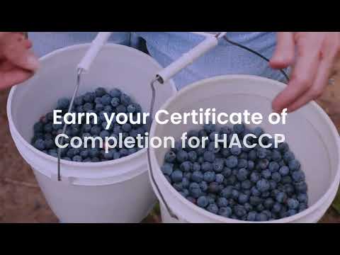 NC State University's Online HACCP Training for Blueberry Packers