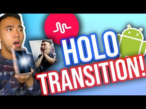 TIK TOK HOLOGRAM TRANSITION TUTORIAL FOR ANDROID! #HoloTransition
