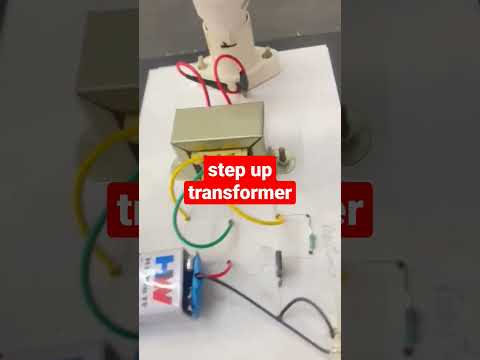 step up transformer school project #sunrobotronics #robotics #shorts