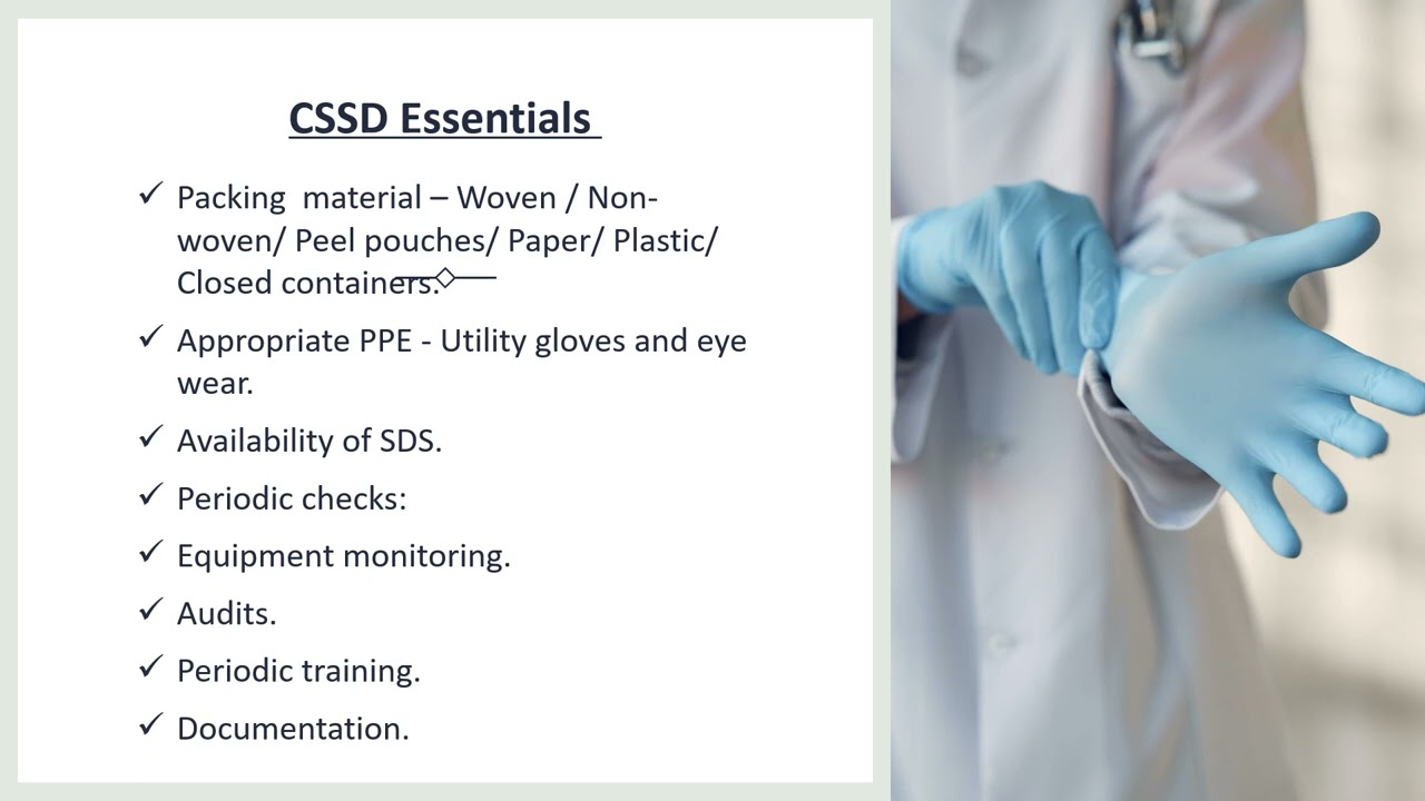 CENTRAL STERILE SUPPLY DEPARTMENT (CSSD)