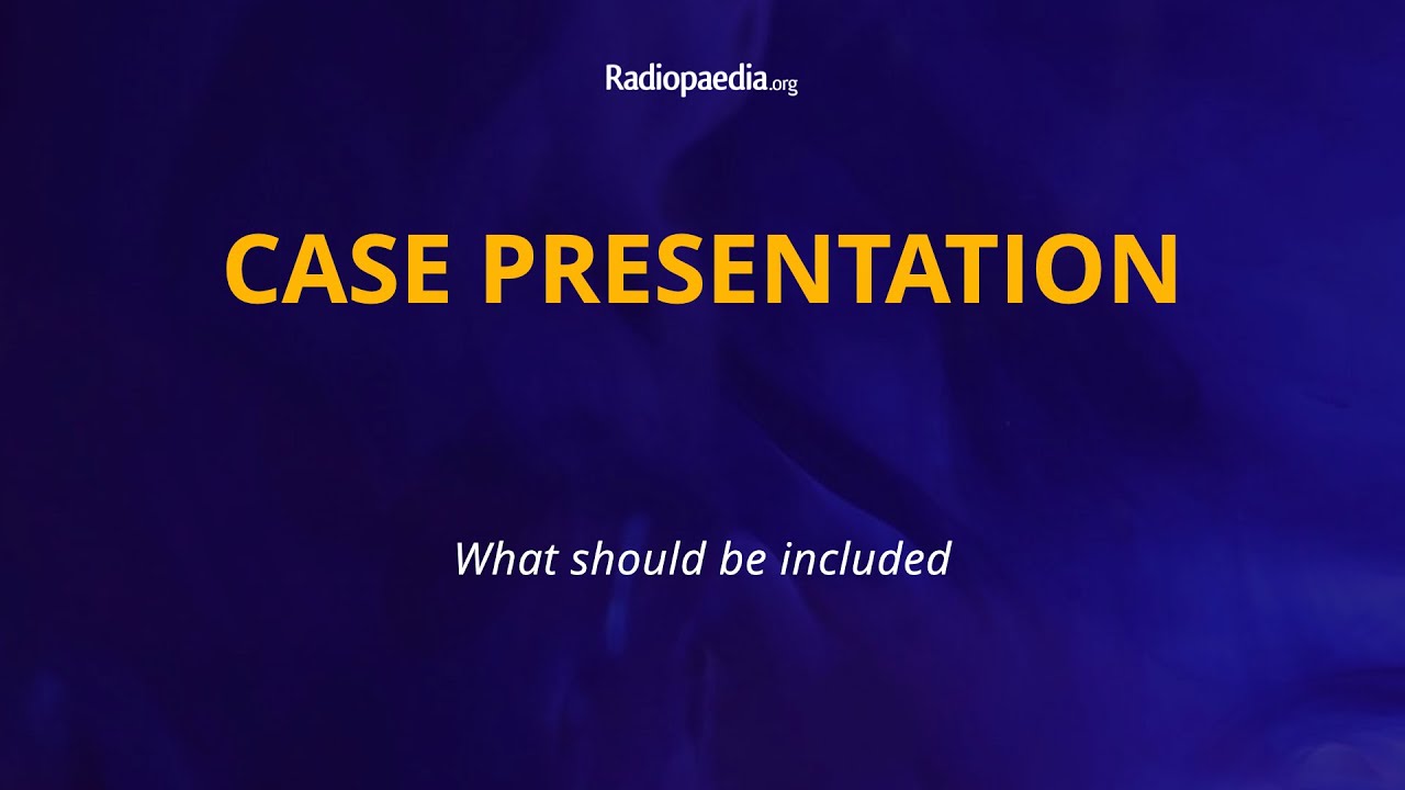 Case presentation