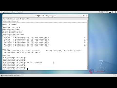 How to Completely Remove and Install MariaDB 10.1.39v on CentOS 7.6 ...