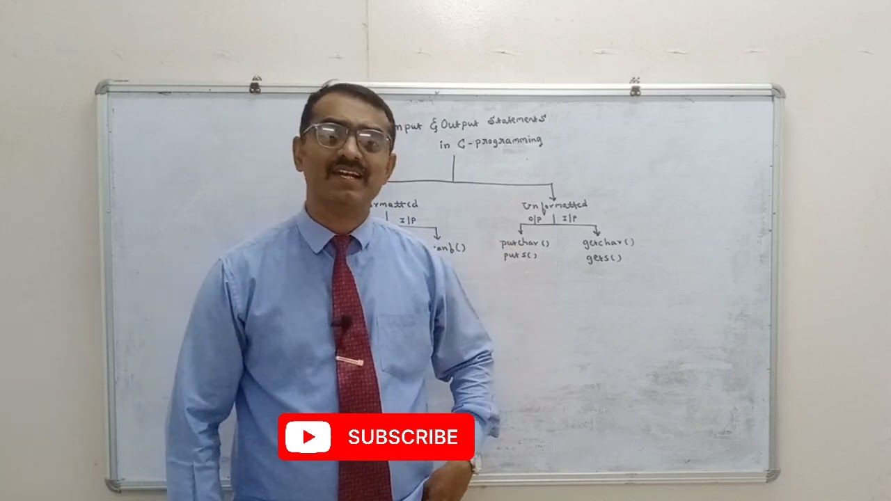 Input and Output statement in C programming printf || scanf || getchar || putchar || gets || puts