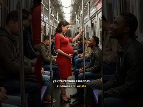 "Black Man Gives Up Seat for Pregnant Woman—What She Did Next Shocked Him" #heartwarmingstories