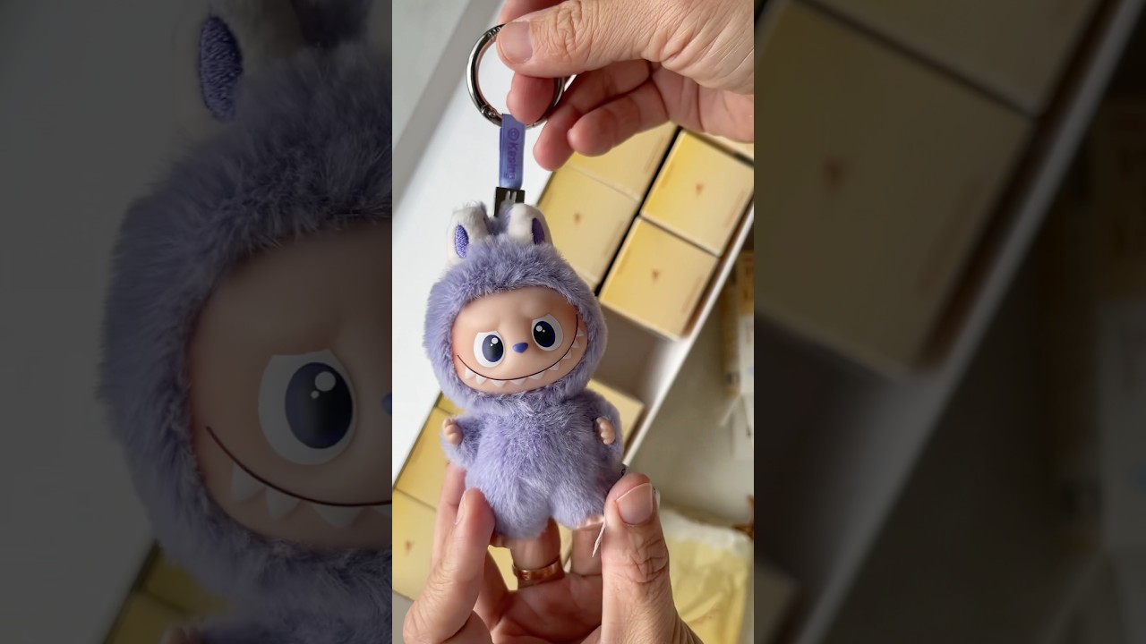 Unboxing Labubu Pin For Love 💜💟❓#labubu #unboxing #popmart #themonsters