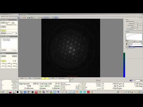 S/TEM tutorial: measuring the objective aperture semi-angle of collection