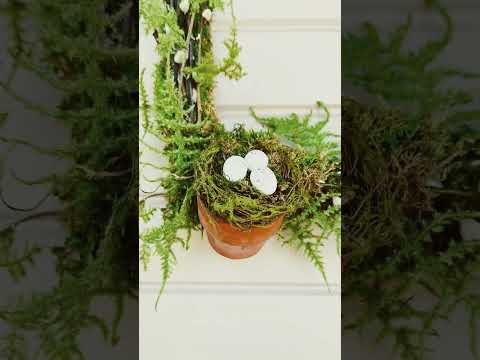 Upcycled picture frames to create a wall gallery #upcyling #old picture frames #moss #diy wall art