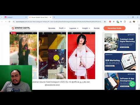 Ukuran 1 Feed Instagram 2025