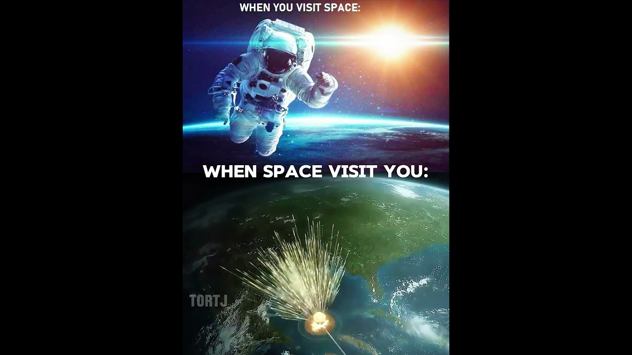 When space visits you 💀