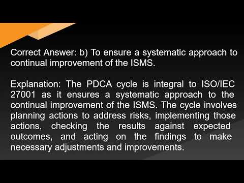 ISO IEC 27001 Foundation Exam Free Practice Questions