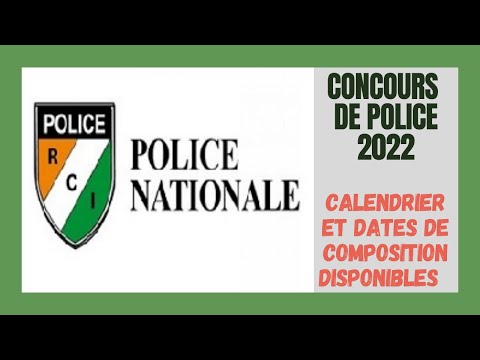 Concours De Police (Sous-Officier) 2022 : Les Dates De Composition Aux Epreuves Ecrites Connues