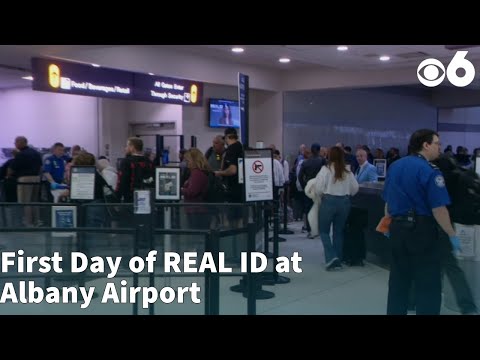 First day of REAL ID at Albany Airport
