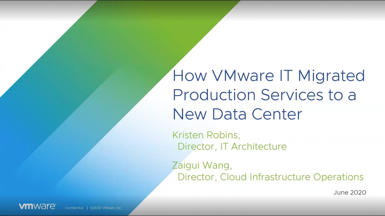 How VMware IT Migrated Its Largest Workloads Ever to a New Data Center