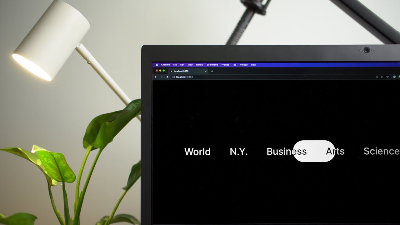 Animated tabs – with inverted text!