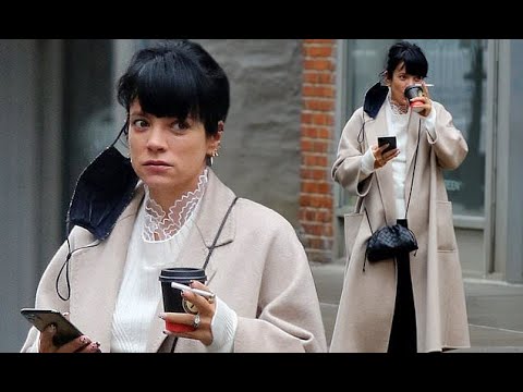 Lily Allen returns to New York to reunite with husband David Harbour