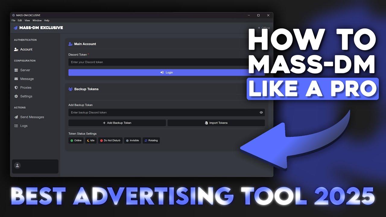 How To Mass-DM on Discord │ Best Advertising Tool (2026)