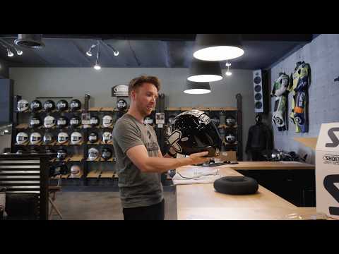 SHOEI PFS with the X-FIFTEEN CROSS LOGO