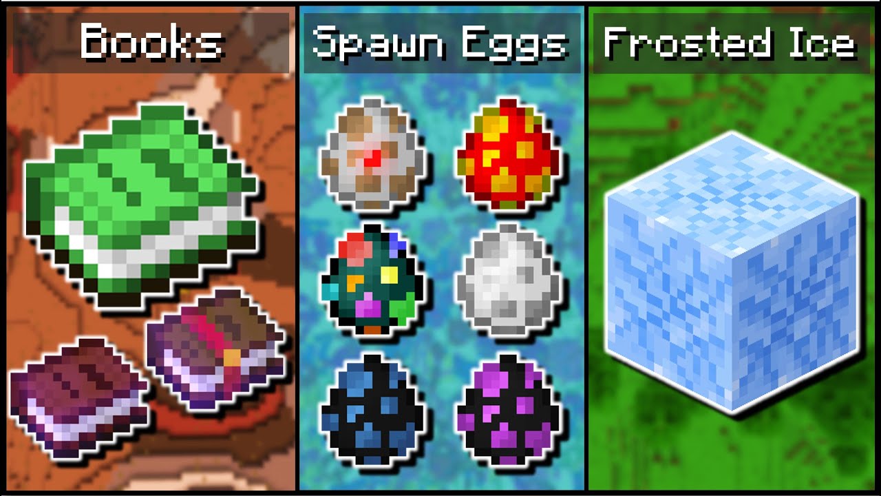 23 Hidden Minecraft Items You Need Commands For