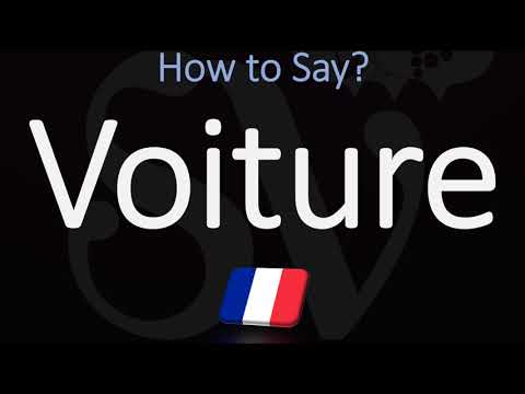 How to Say ‘Car’ in French? | How to Pronounce Voiture?