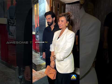 Rajkummar Rao and Patralekha spotted at Bandra
