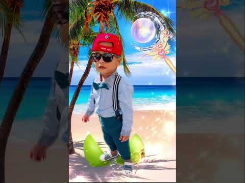 Baby coconut falls from tree #shorts #coconut #shortsvideo #trending