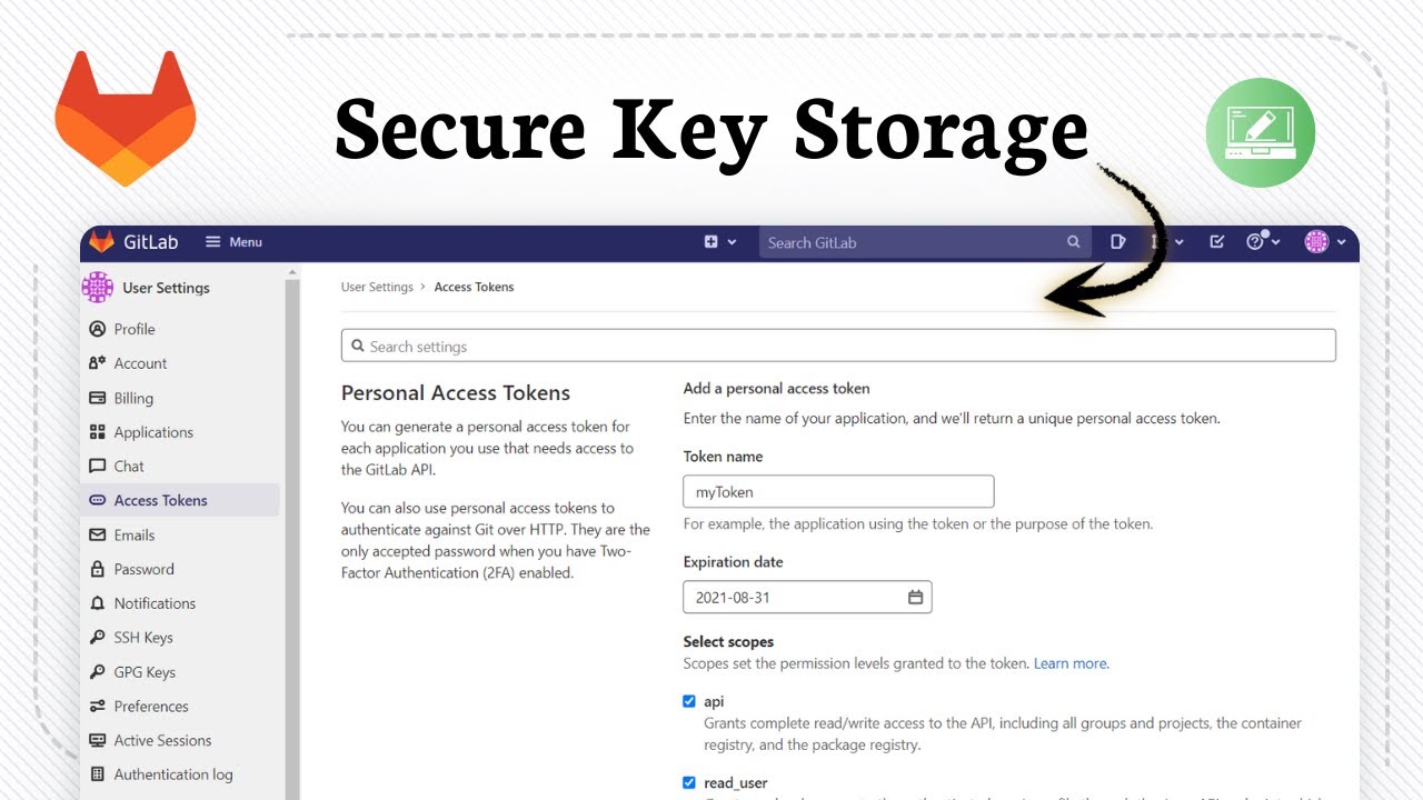How to store secrets in GitLab (Hidden Vault)