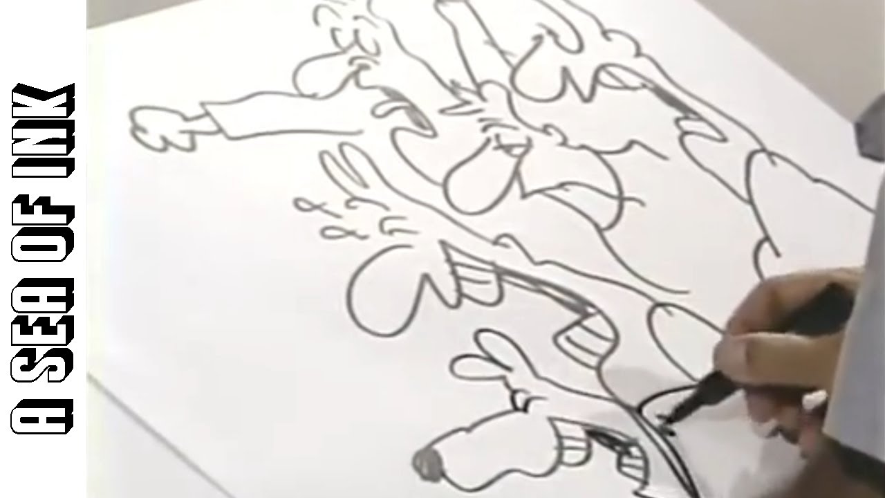 Sergio Aragonés (MAD) is a Drawing Machine!