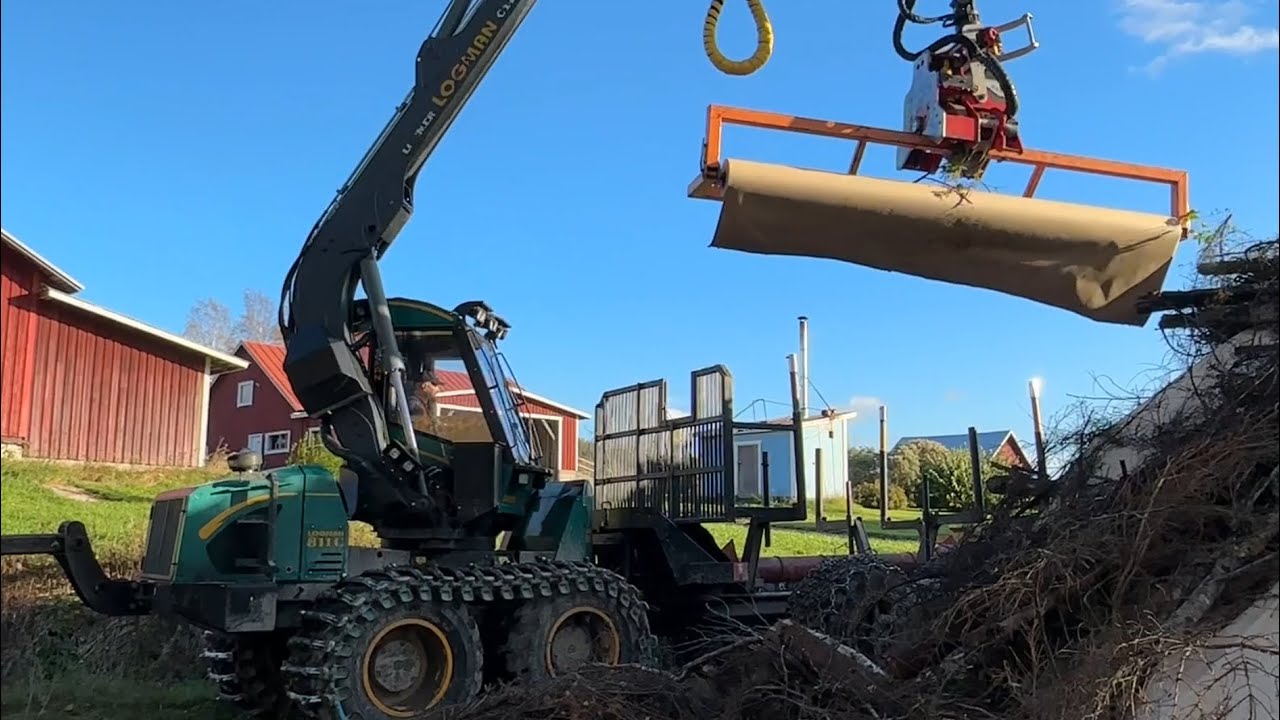 Logman pajalla ja rankakasa sai peitteen.