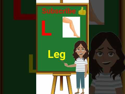 Five words start with letter L with Spelling.#kidsstudy ,#educationalvideosforkids