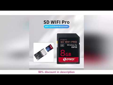 #FYSETC SD WIFI Pro Wireless Transmission 8GB Card Base on ESP32 with Card Reader & Uploader Supp