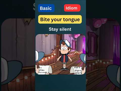 Stop Talking! What Bite Your Tongue Really Means?