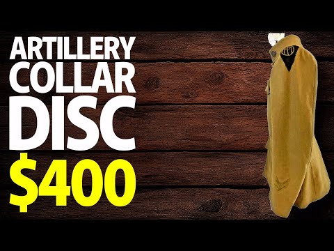 $400 | WW1 US AEF 83rd Infantry Artillery Collar Disc: French Made | Military Antiques Toronto