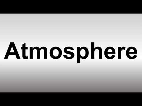 How to Pronounce Atmosphere