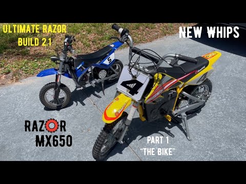 Unboxing Razor MX650 “Pt1 of Ultimate Razor Build”/72v 5000w Project! Side X Side MX350/Old-New Whip