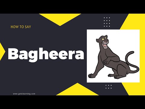 How to Pronounce Bagheera Disney in English Correctly