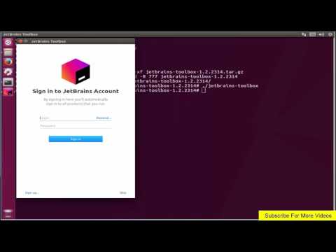 How To install JetBrains Toolbox App on ubuntu 17 zesty zapus
