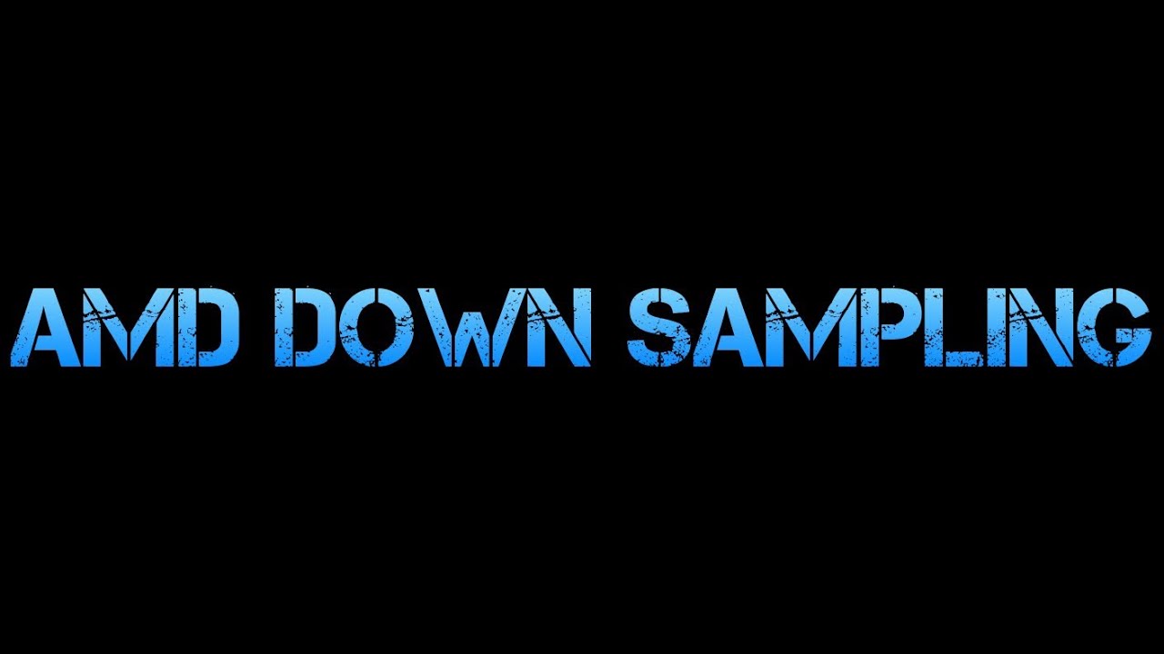 Downsampling On A AMD GPU Tutorial