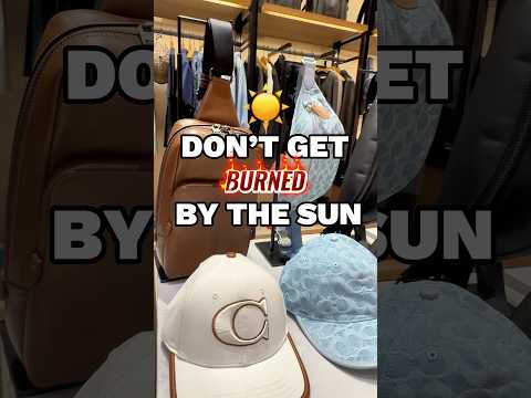 No cap, you should own a hat 🧢 #CoachNY #SummerStyles #LuxuryHat