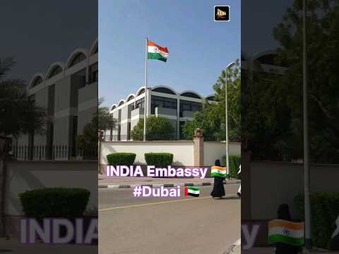 India Embassy #dubai #vlog #viralvideo #shorts