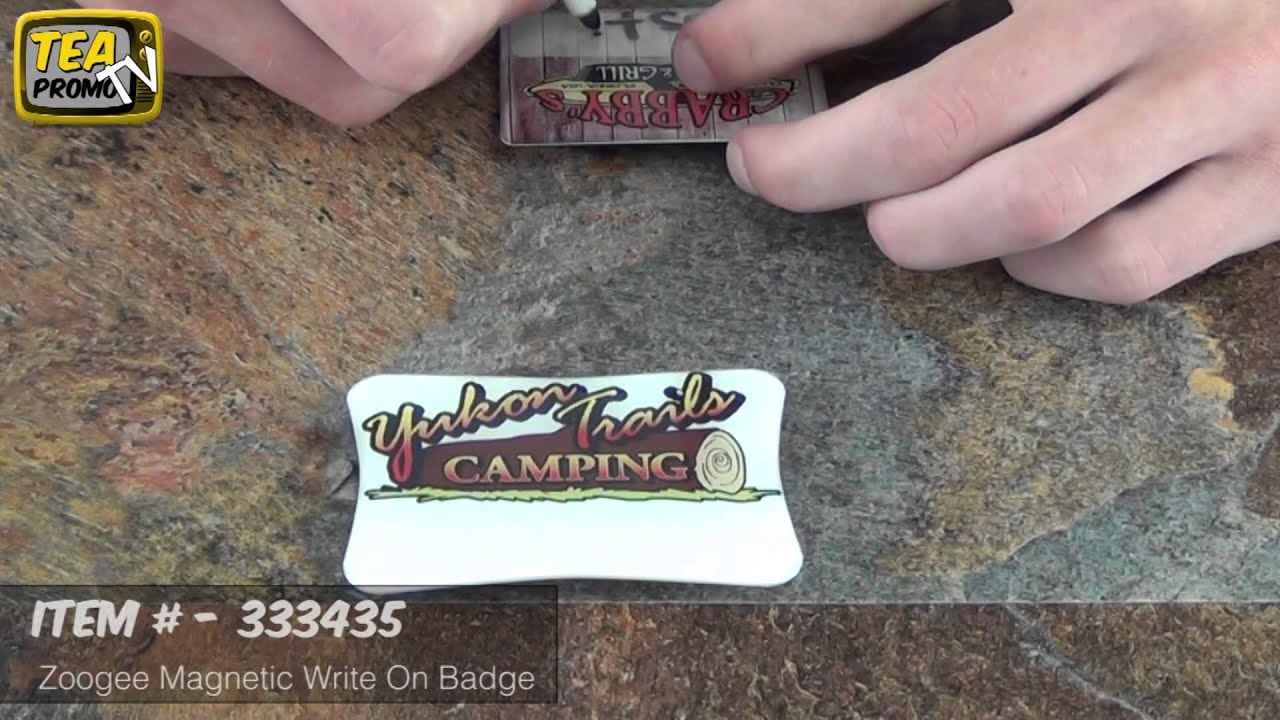 Customized Magnet Write on Badge